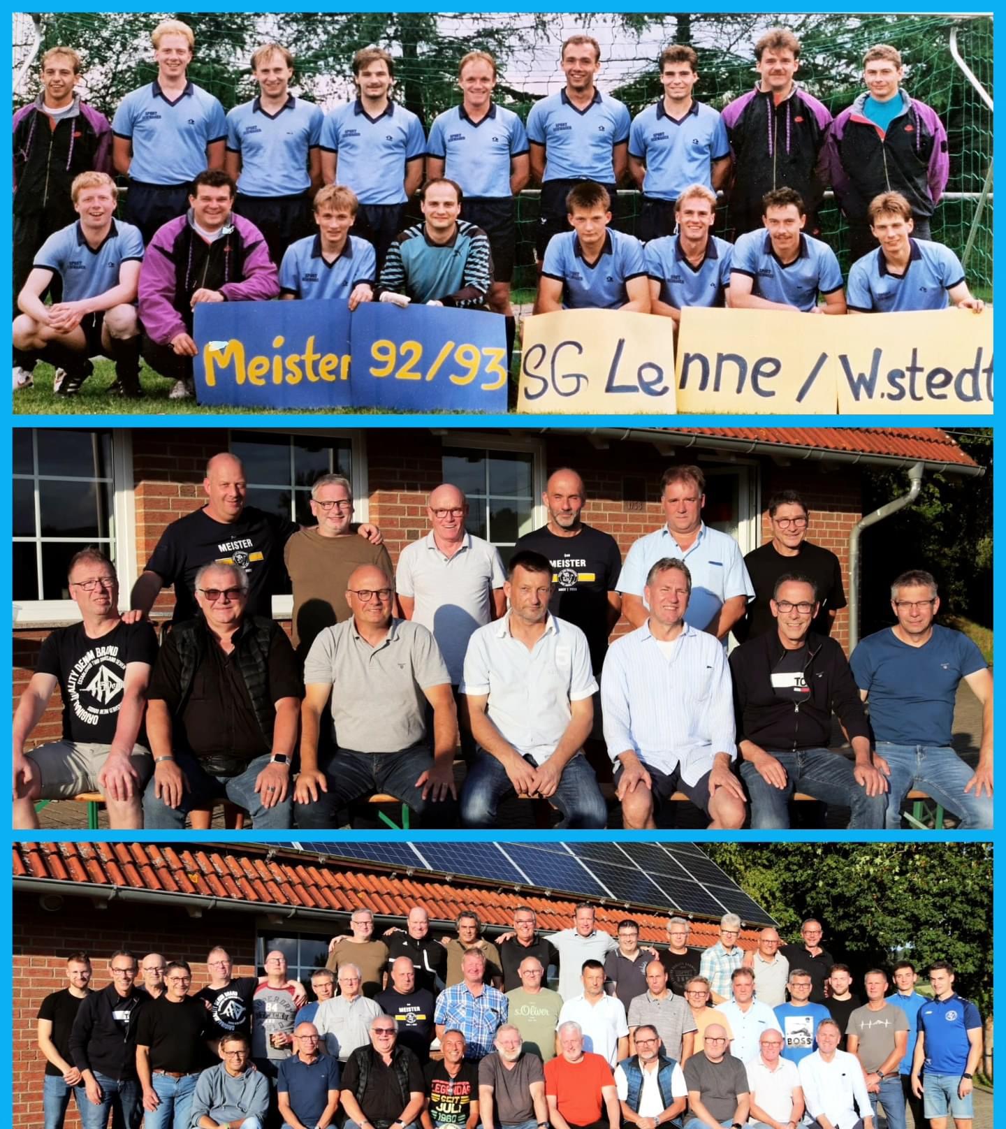 Wiedersehen der Meistermannschaft von 1992/1993 - TSV 1900 Lenne e.V.